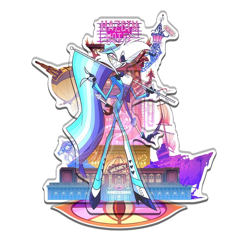 Hazbin Hotel 2 VAGGIE Charlie Acrylic Stand Model Desk Decor Display ...