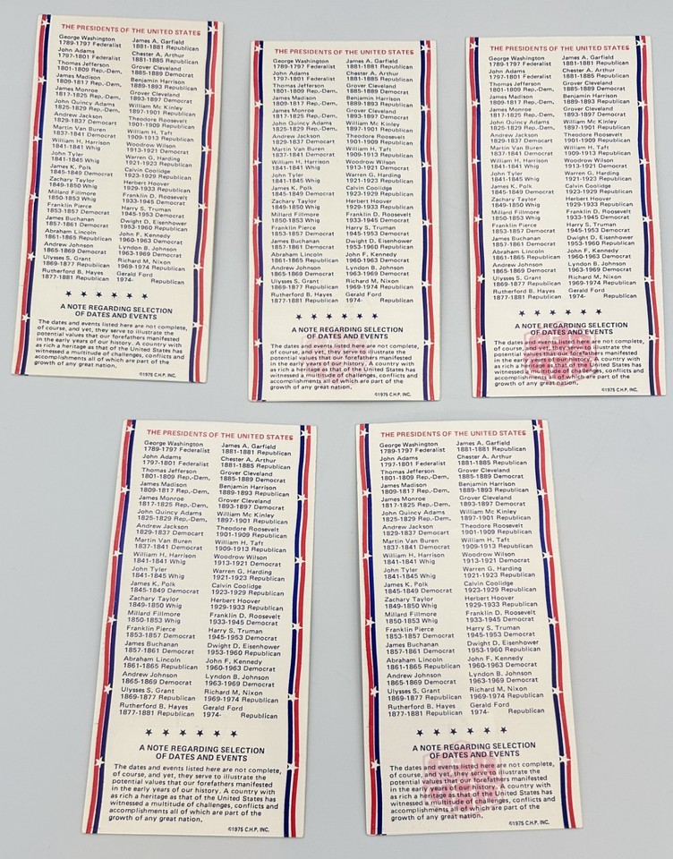 1776-1976 Bicentennial Penny 1976 D on American History Card Lot | eBay