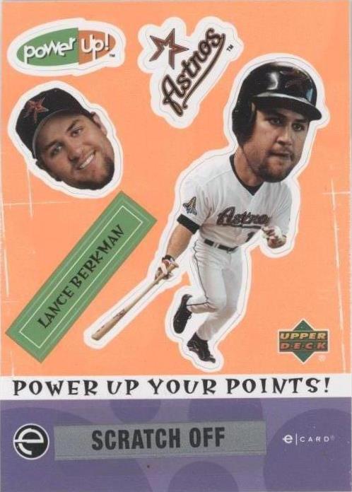 2004 Upper Deck Power Up! - Stickers Lance Berkman #PU-28 for sale ...