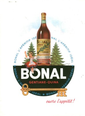 Publicité ancienne Bonal apéritif 1951 Ch Lemmel issue de magazine | eBay