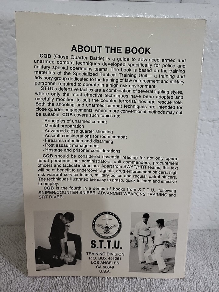CQB (Close Quarter Battle) : A Guide to Unarmed Combat and Close ...