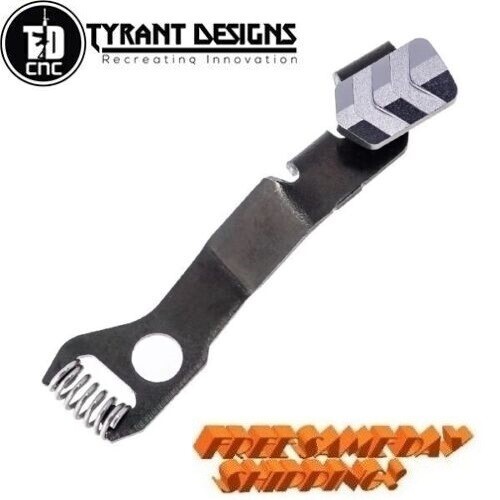 Tyrant Designs Glock G43/G43x/G48 Extended Slide Release, GREY# TD ...