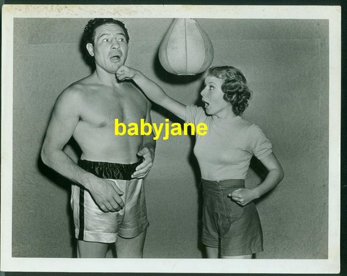 MAX BAER SALLY PAYNE VINTAGE 8X10 PHOTO BOXING 1938 PETE SMITH SHORT ...