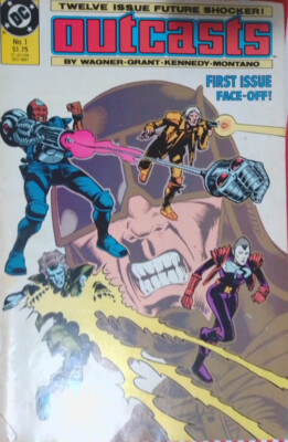 DC Comic Book Outcasts 1st Issue Face-Off Highly Collectible 1987 VG ...