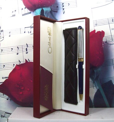 Colibri Le Grand Chrome + Navy Blue Ballpoint Pen For Women | eBay