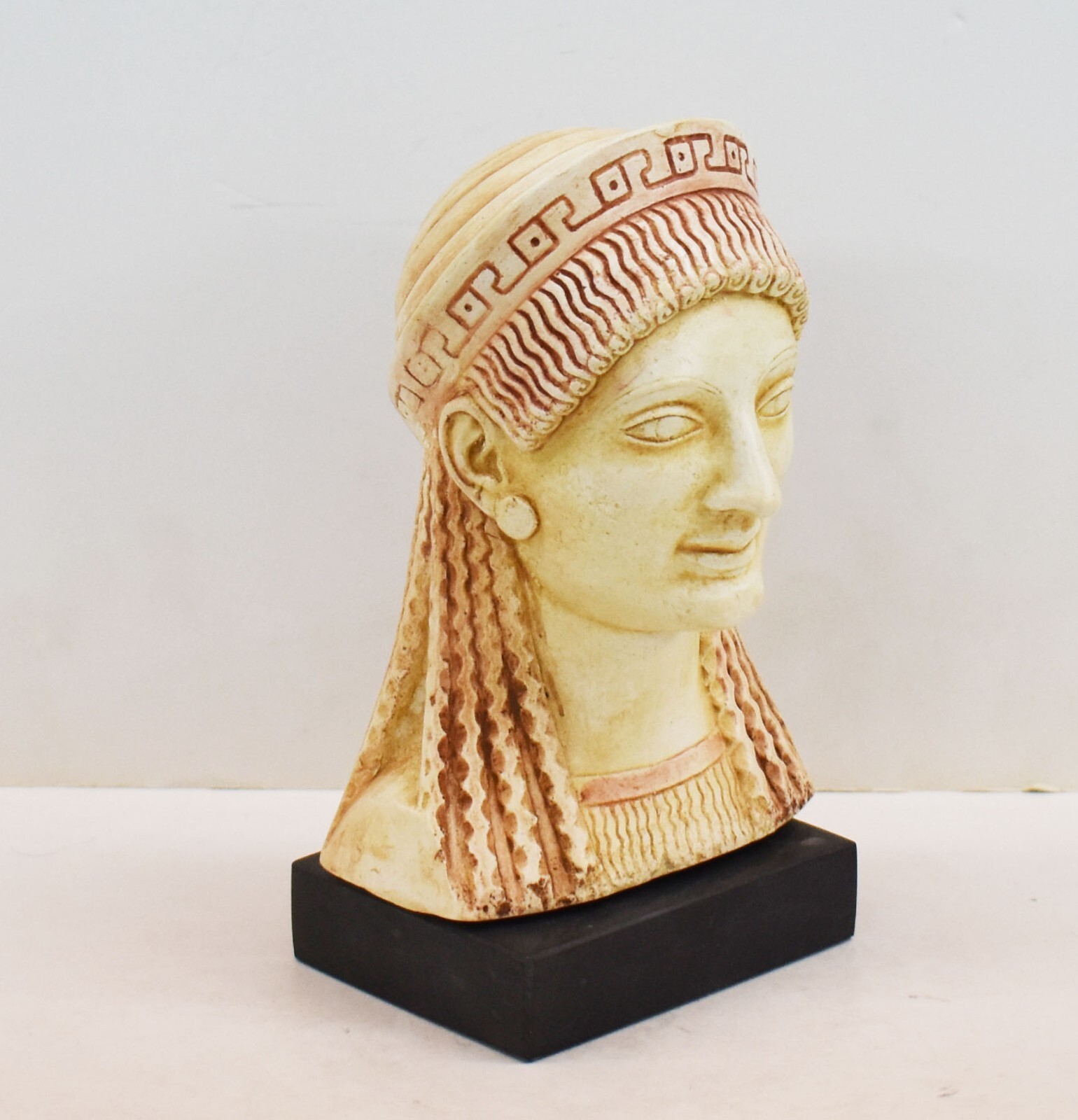 Ancient Greek women Kore small head bust - Maiden Korai - Museum ...