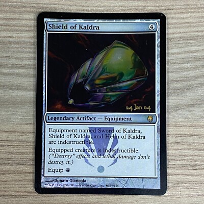 SHIELD OF KALDRA DARKSTEEL ARTIFACT MAGIC THE GATHERING WIZARDS OF THE ...