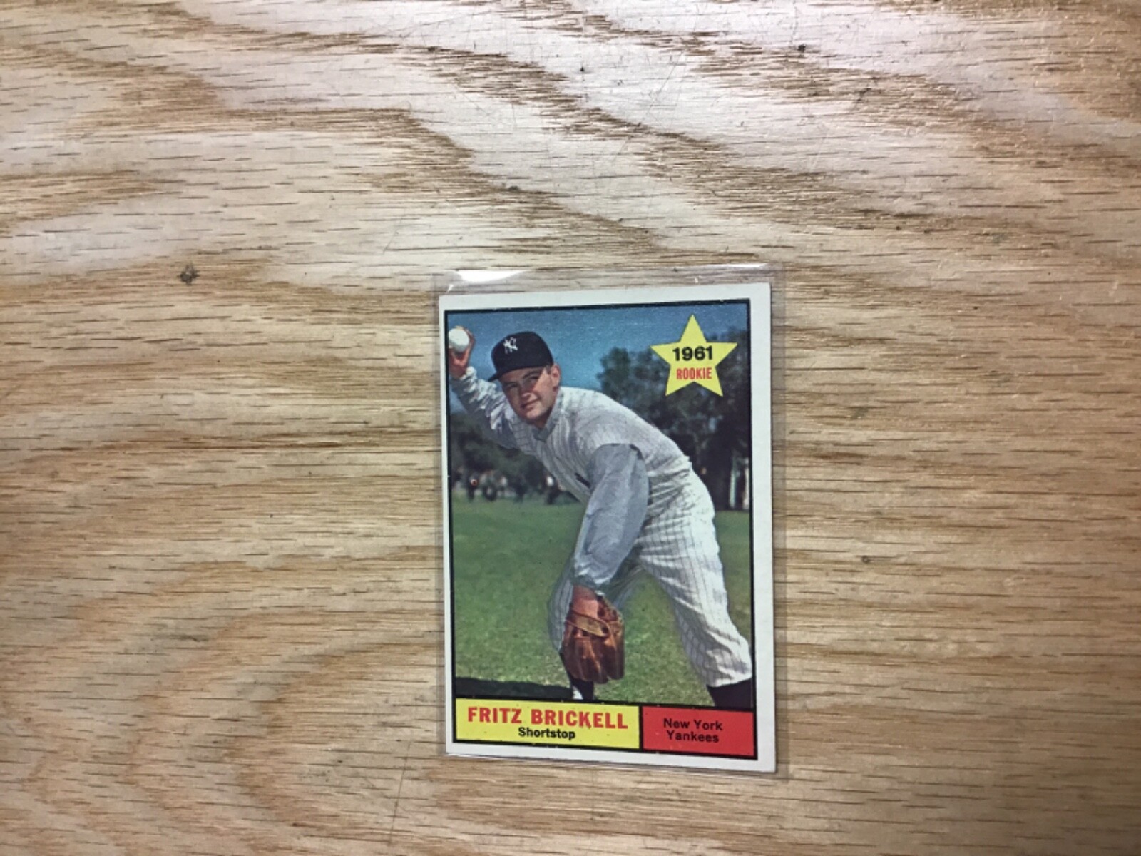 1961 Topps Baseball Fritz Brickell New York Yankees Card #333 | eBay
