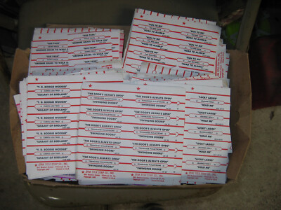 SEEBURG WURLITZER ROCKOLA AMI JUKEBOX STAR TITLE STRIPS ONE THOUSAND OF ...