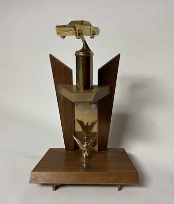 Vintage Large 14.75” Alton Dragway Illinois Drag Racing Trophy | eBay