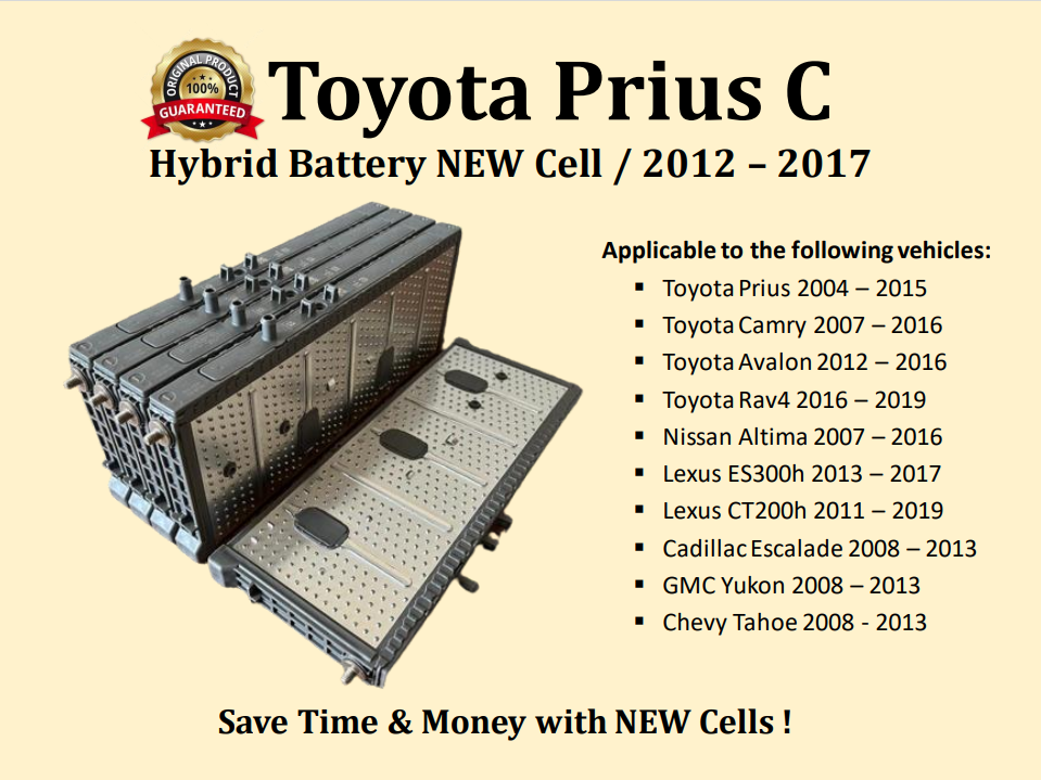 2010 - 2015 Toyota Prius C Brand NEW Hybrid Battery Cell | eBay