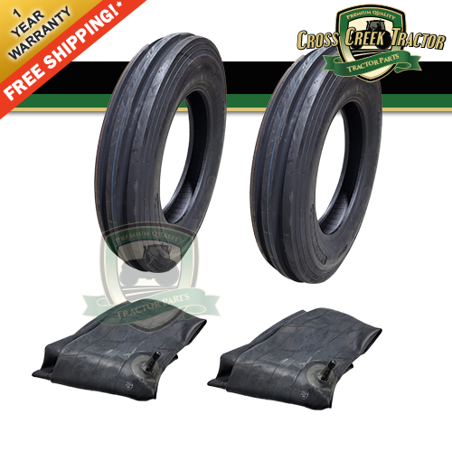 2 - 5.50-16, 5.50x16, 550x16, 550-16 6 PLY Rib Disc Farm Tractor Tires ...