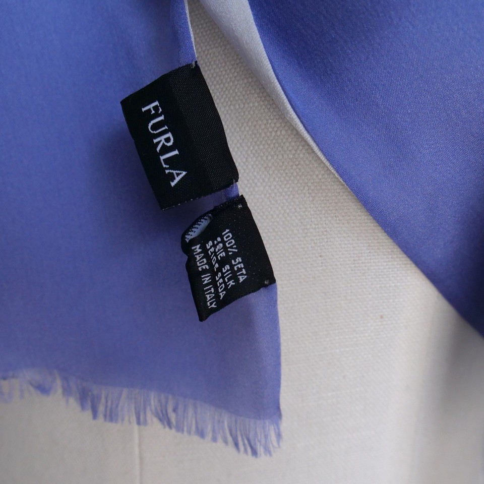 Modern designer Furla double backed silk scarf | eBay