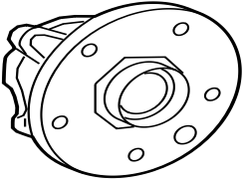 42410-50042 Toyota Hub & bearing assy, rear axle, rh 4241050042, New ...