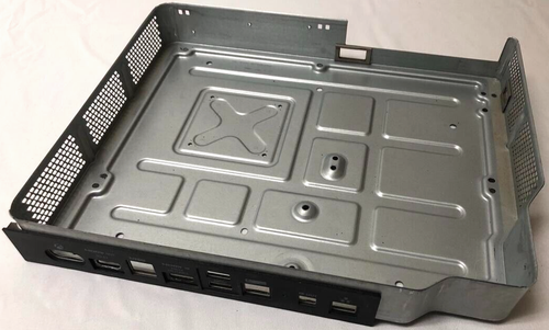 OEM Microsoft Xbox One Model 1540 Fat BLACK HOUSING Ports Cover BOTTOM ...