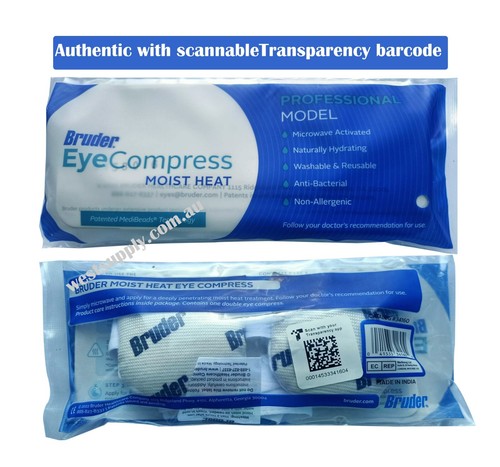 Bruder Moist Heat Eye Compress Eye Masks AUTHENTIC w SCAN TRANSPARENCY ...