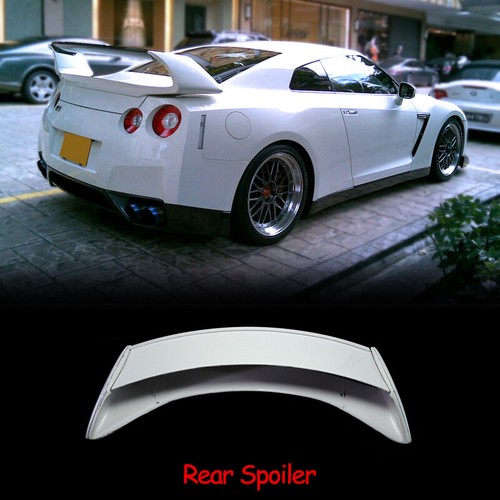 FRP Fiber Glass AmuS-Style Rear Trunk Spoiler Wing For Nissan Skyline ...