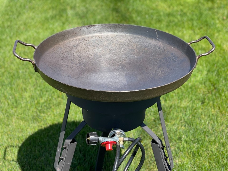Heavy-duty Steel Discada 22" (with sides) / BBQ Disc Blade Wok 22 ...