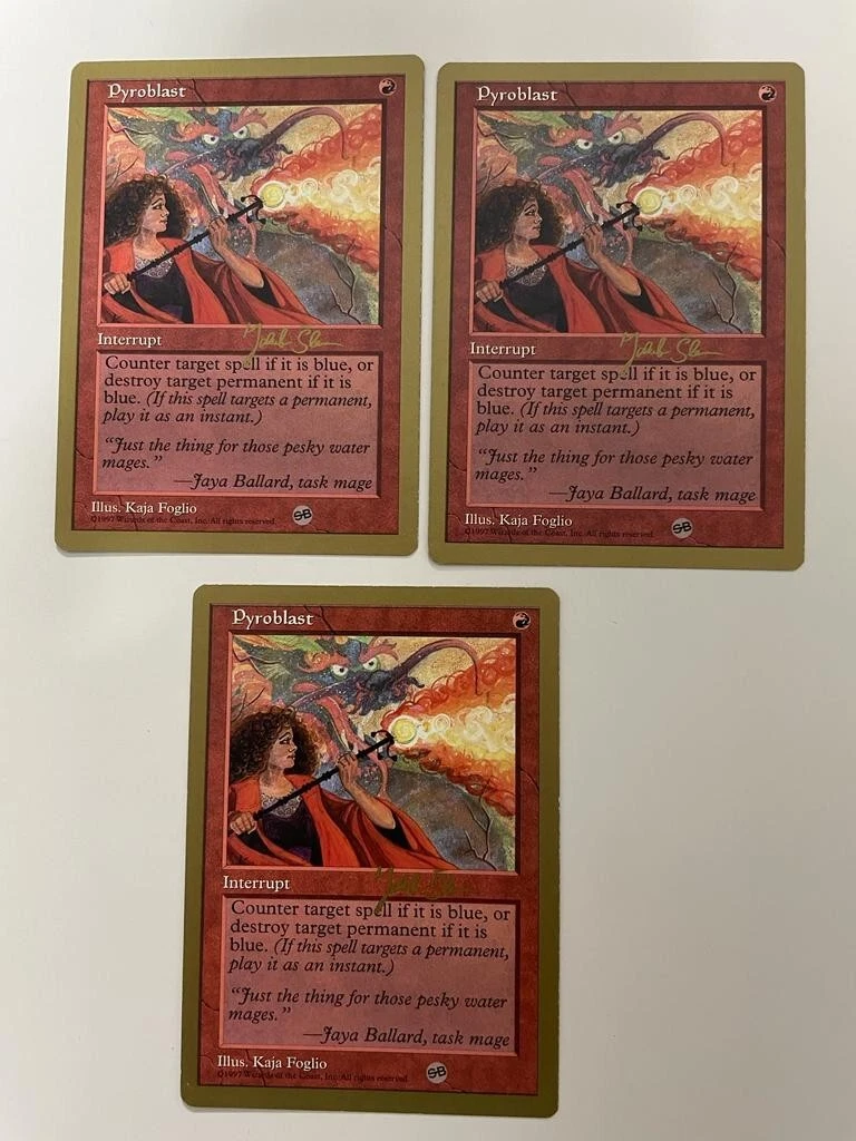 Gold Bordered Magic Cards