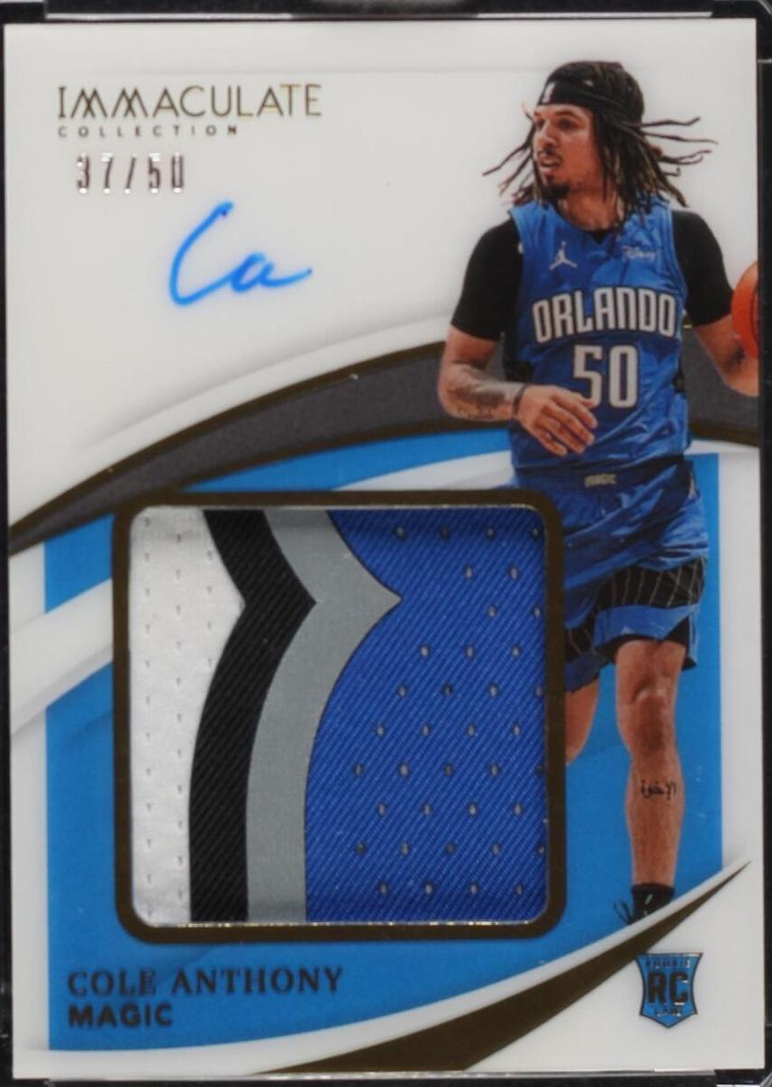 2020-21 Panini Immaculate Collection - Premium Patch Autographs Cole ...
