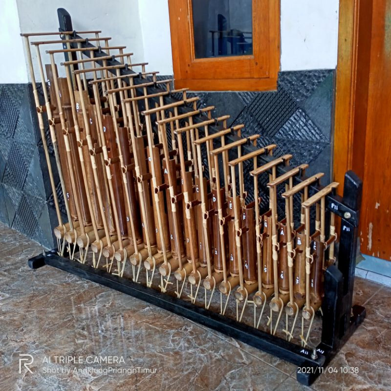 Angklung Indonesian Traditional Musical Instrument 18 Tones G-C | eBay