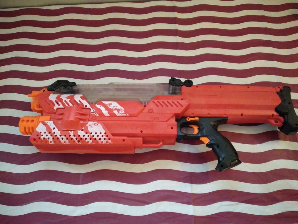 Nerf Rival Nemesis Blaster MXVII-10K - Red (B8240US20) - No Nerf Balls ...