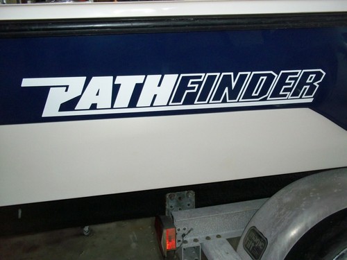 PATHFINDER BOATS DECAL SET ( 4" x 33") Set of 3 decals | eBay