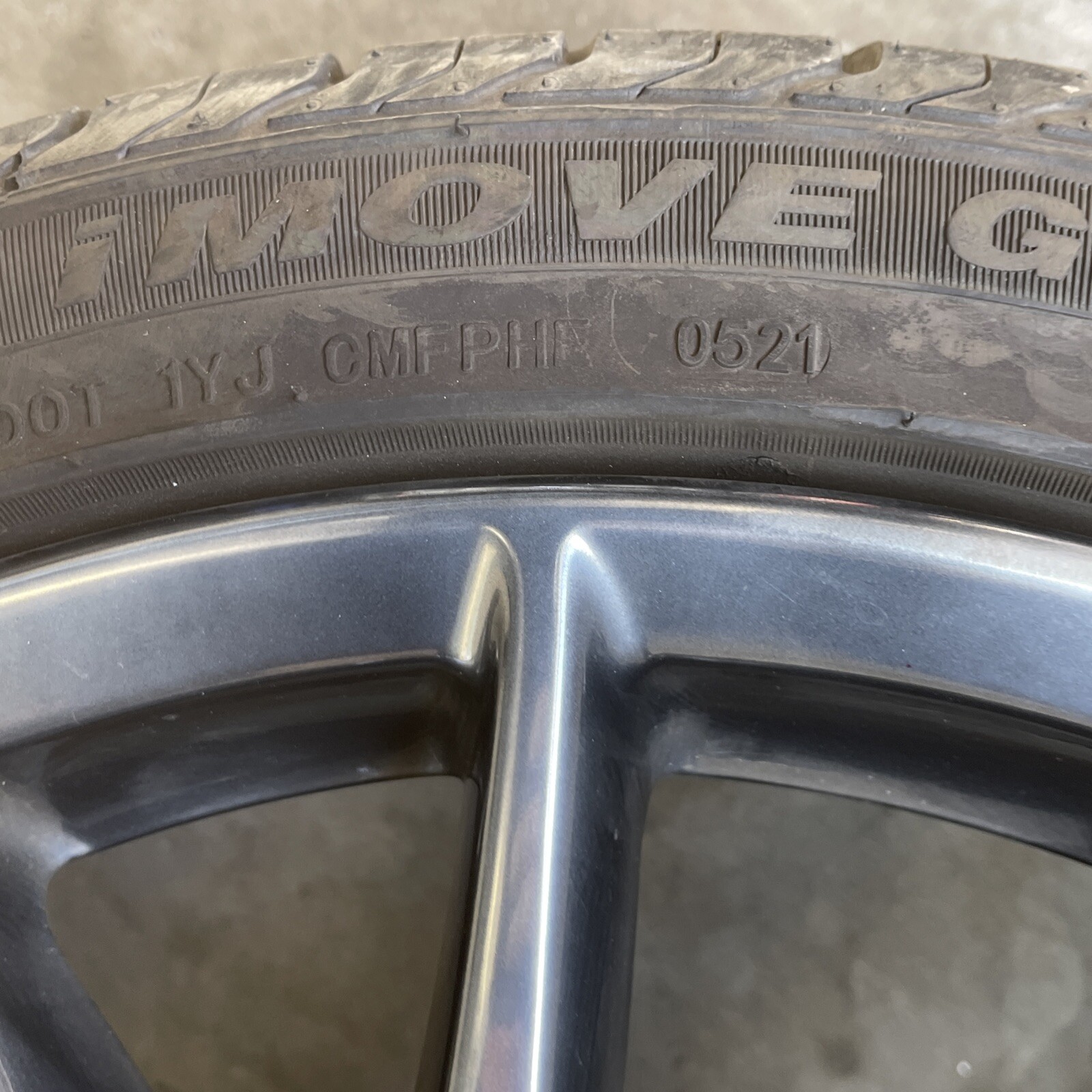 2011-2015 Infiniti G37 IPL Q60s Coupe Rear Tire Wheel 19x9 (1 ...