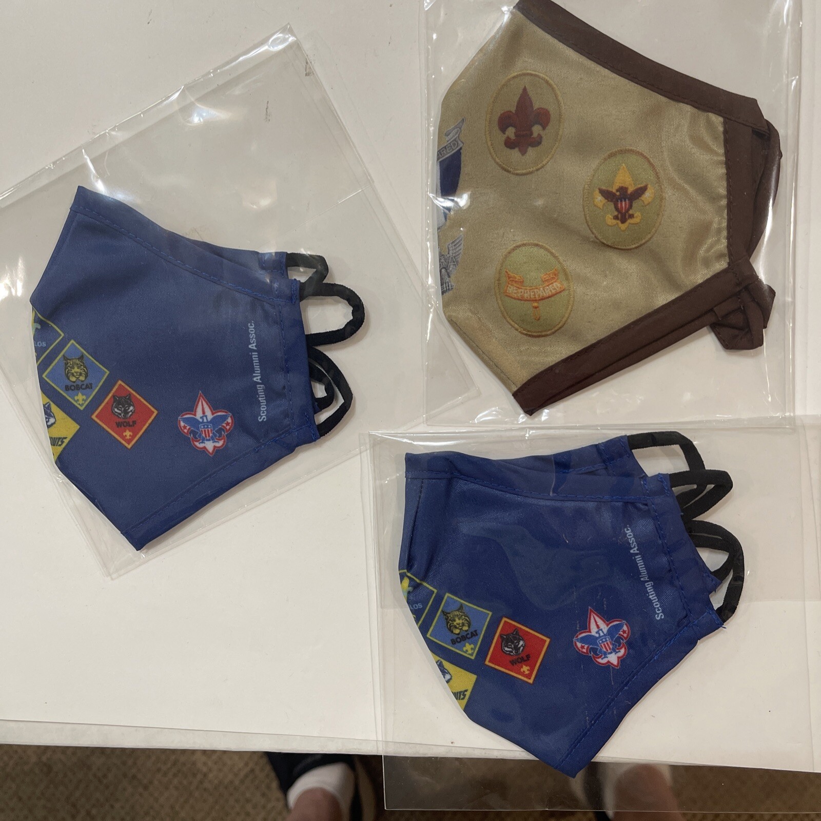 BSA ONE BOY SCOUT AND TWO CUB SCOUT MASKS MINT IN THE BAG!!! | eBay