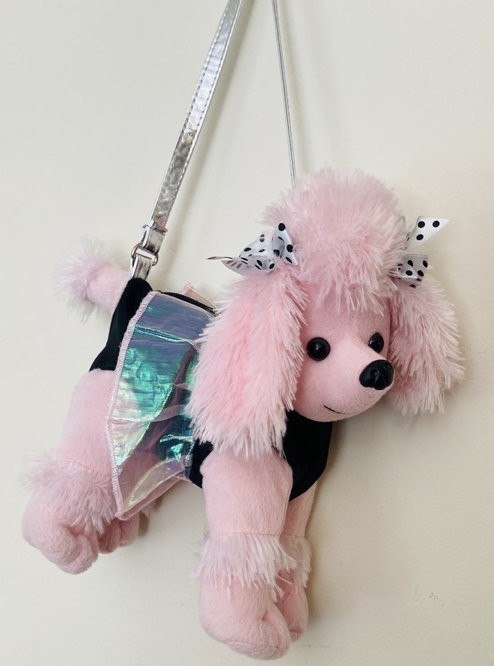 Poochie & Co Poodle Purse Pink & Super Cute! Pink Poodle Purse! | eBay