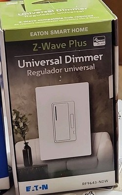 Eaton Z-Wave Plus Wireless Universal Dimmer Switch 1pole 600w RF9643 ...