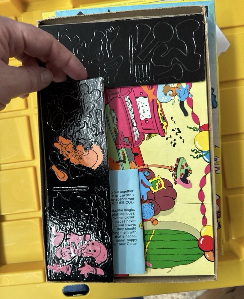 Vintage 1980s Colorforms Lot: Mickey, Smurfs, Kermit, Miss Piggy | eBay