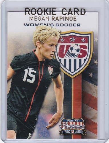MEGAN RAPINOE ROOKIE CARD Team USA Women's Soccer Card PANINI AMERICANA ...