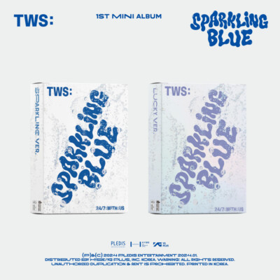 TWS - Sparkling Blue (1st Mini Album) CD+Photobook+Stickers+Polaroid ...