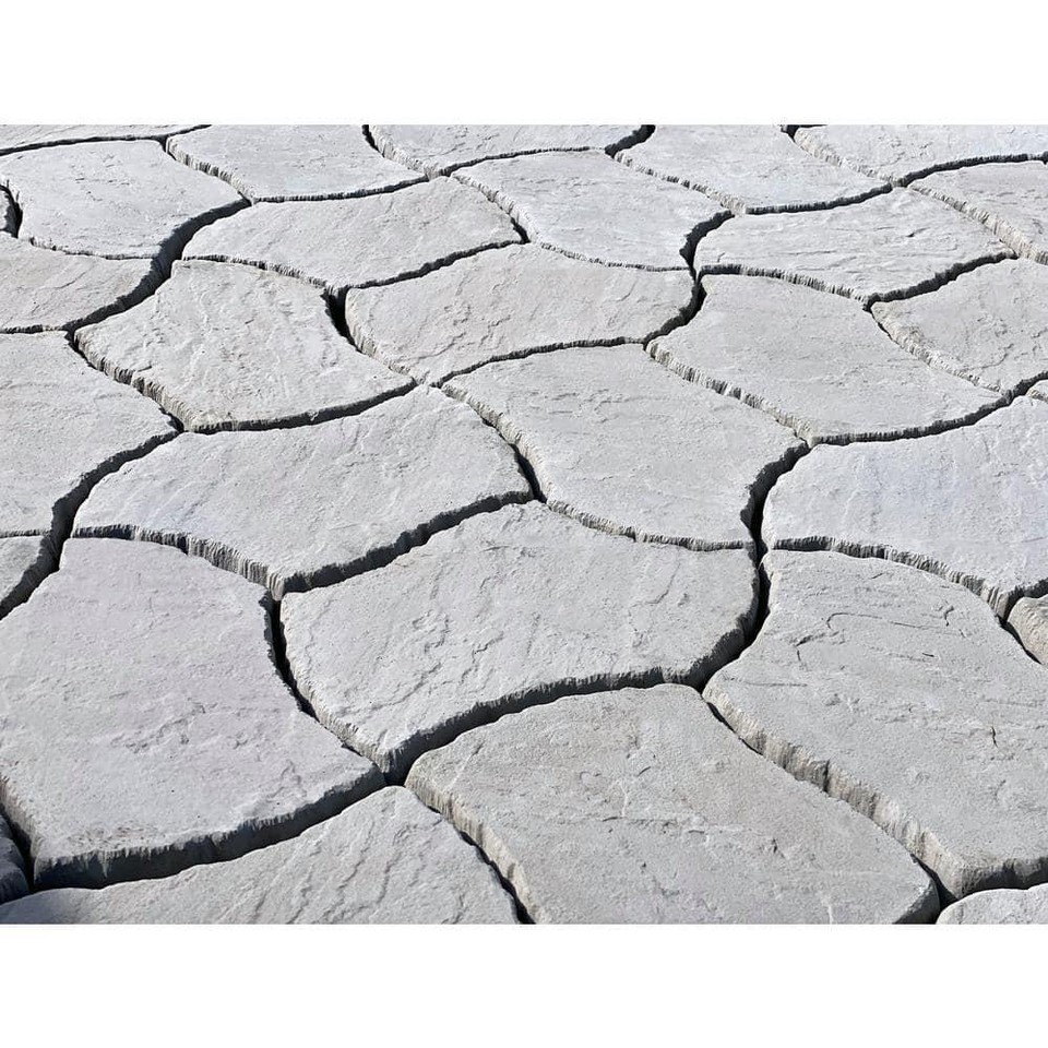 Nantucket Pavers 19" x 3" Irregular Paver Kit Concrete Gray (60-Pieces ...