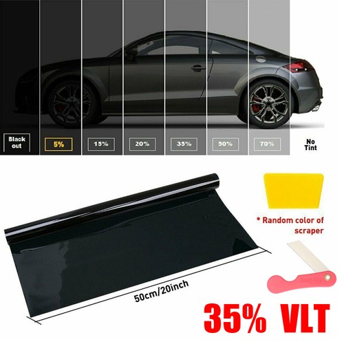 35% VLT Uncut Roll Window Tint Film UV Block 20" * 10ft Car Home Office ...