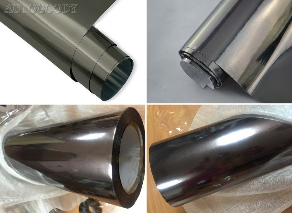 Chrome Mirror Vinyl Film Wrap Sticker Decal Stretchable Reflective ...