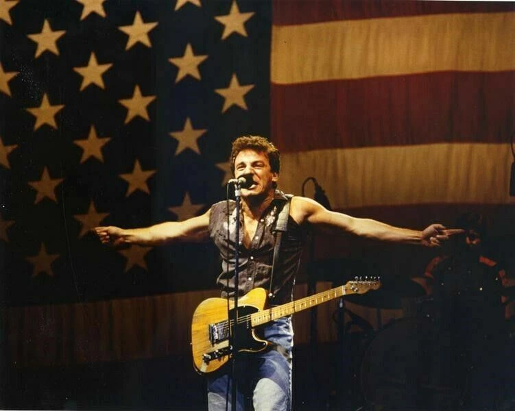 Bruce Springsteen American Flag