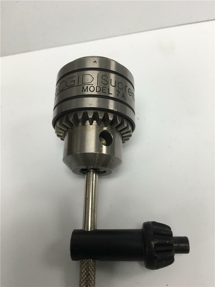 USA Supreme Steel Ridgid 7A Drill Chuck 5/16" Capacity 3/8"-24 Threaded ...