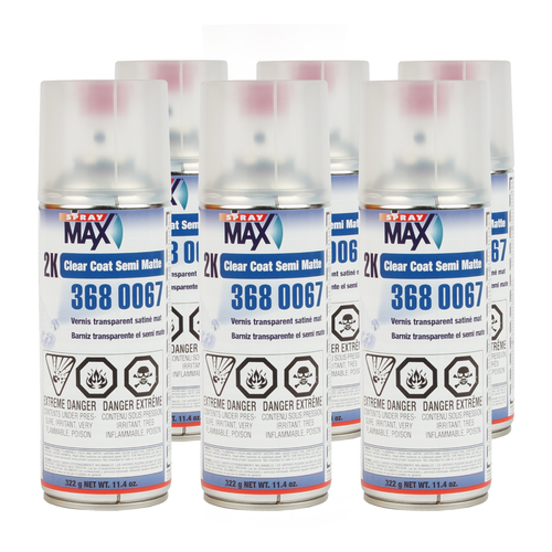 SprayMax 3680067 2K Semi-Matte Semi-Gloss Clear Coat 400 ml (6 Pack) | eBay