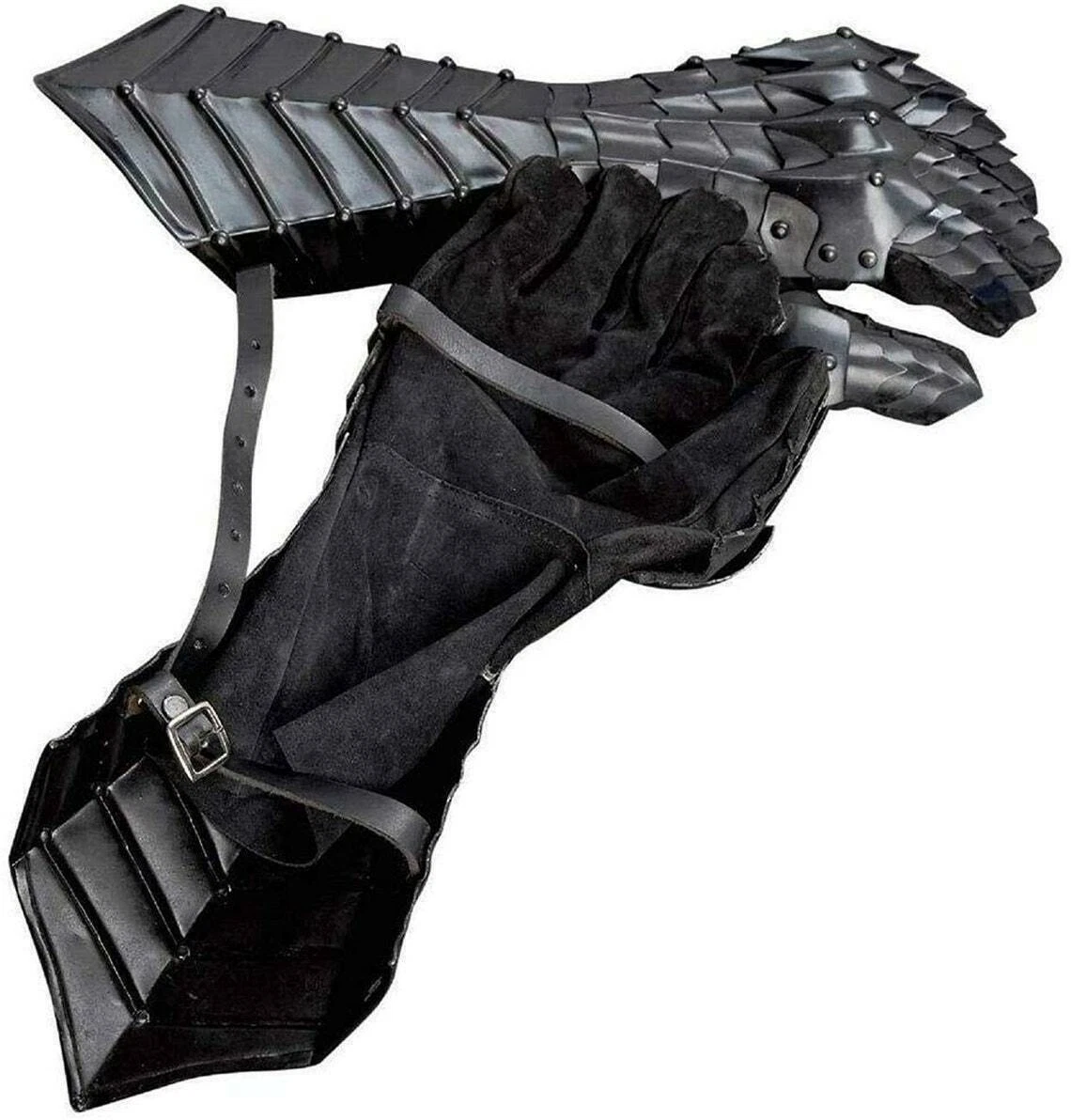 Steel Adult Gloves Armor Gauntlets 15th Century German Style Gothic ...