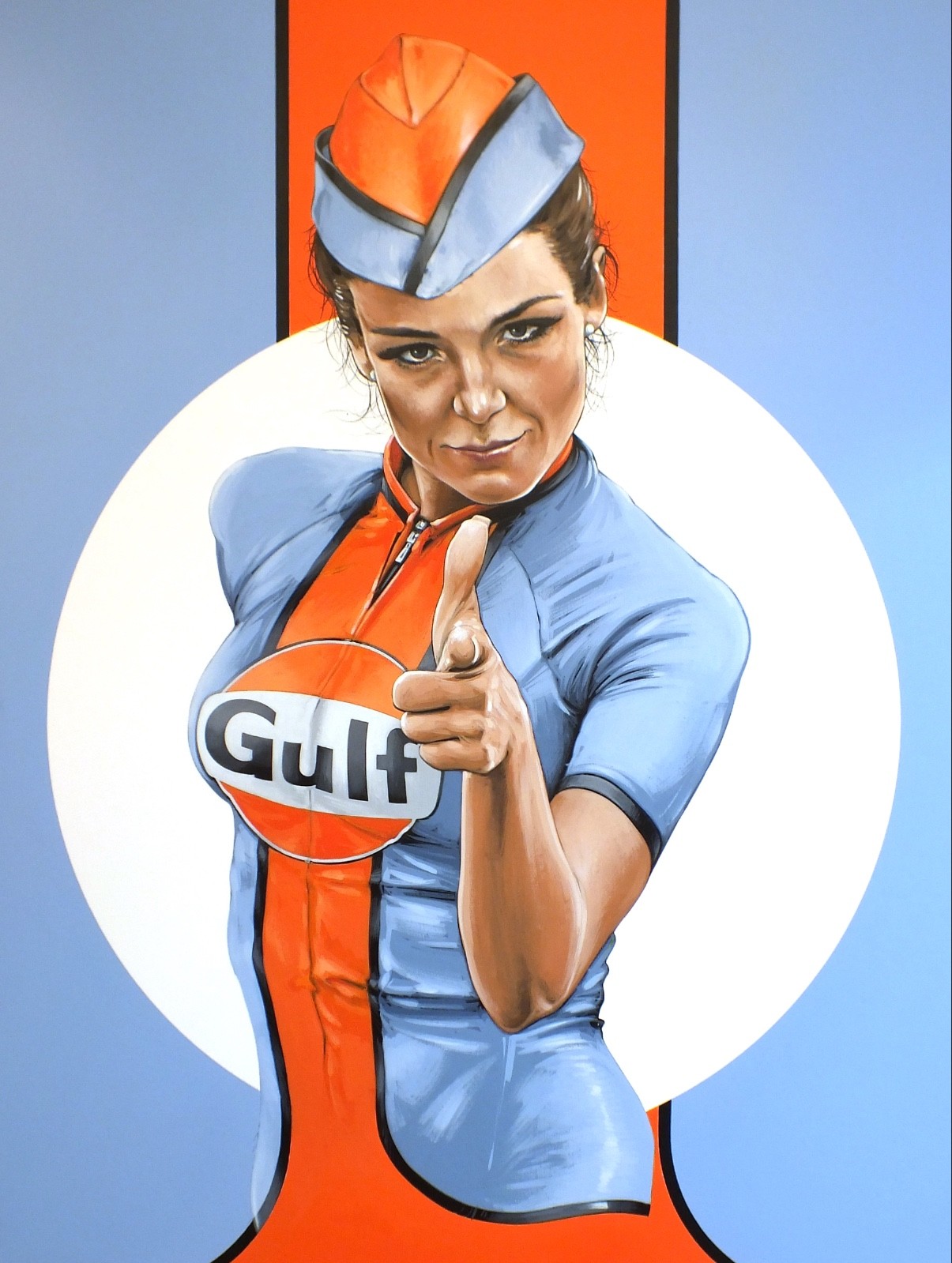 Gulf Racing, Retro Metal Sign, Novelty Gift, Garage | eBay UK