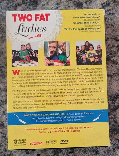 Two Fat Ladies (Series 1-4 DVD 4-Disc Set W/Insert) Acorn Media | eBay