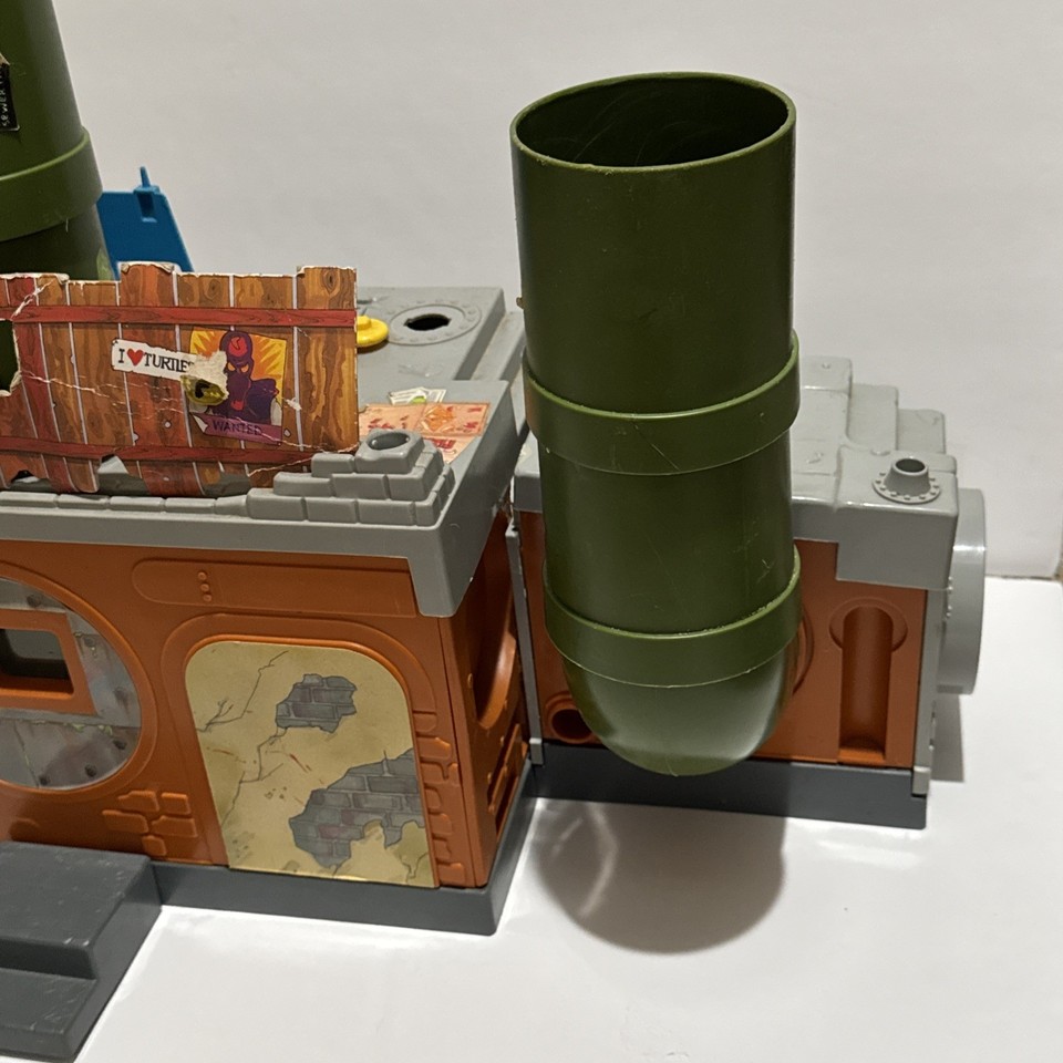 1989 Playmates Teenage Mutant Ninja Turtles TMNT Sewer Lair Playset ...