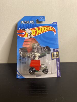 2020 HOT WHEELS HW SCREEN TIME 9/10 RED SNOOPY HOT ROD DOG HOUSE #14/ ...