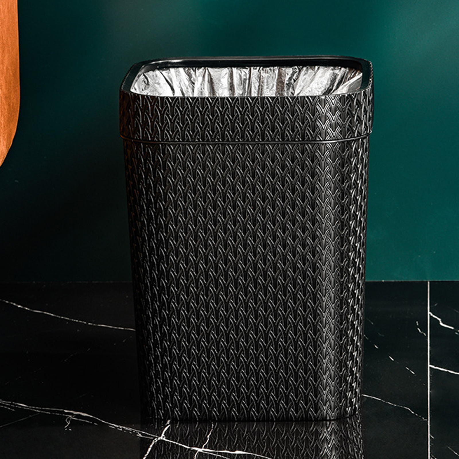 12l Waste Container Large Opening Keep Tidy Kitchen Bathroom Living ...