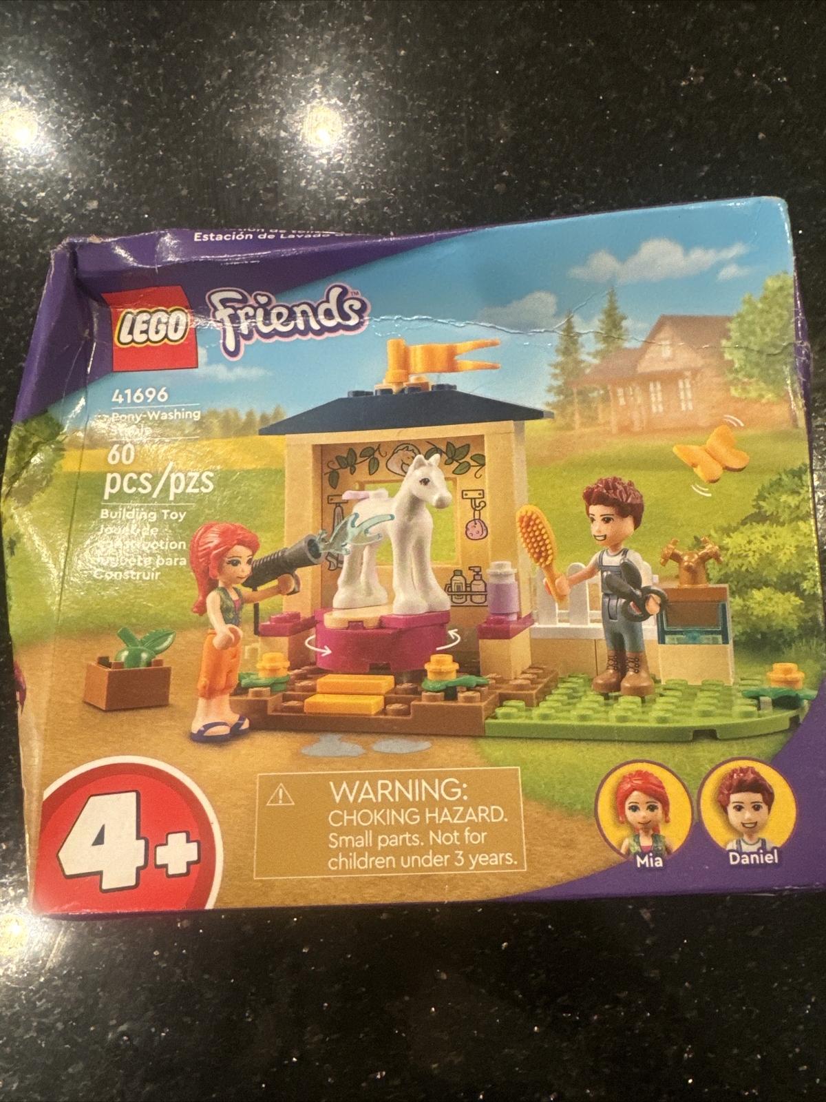 LEGO Friends Pony-Washing Stable 41696 Horse Toy w/ Mia Mini- Doll New ...