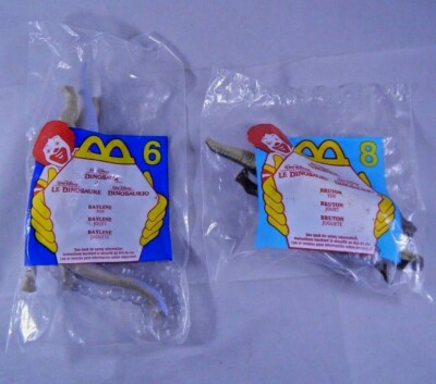 Disney Dinosaur Action Figures Bruton & Baylene McDonalds Happy Meal ...