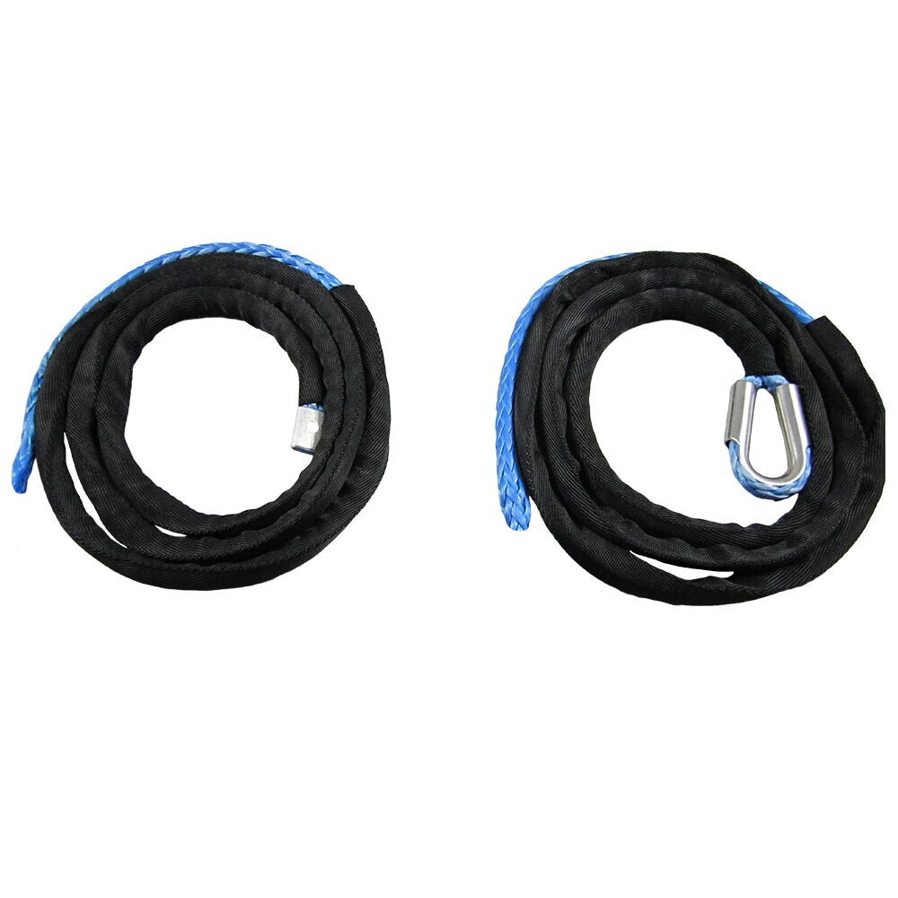 8MM X 35M Dyneema SK78 Winch Rope Synthetic Car Tow Recovery Offroad ...
