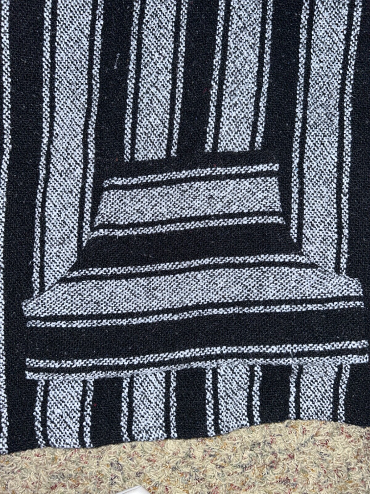 Mexican Drug Rug Poncho Baja Hoodie Surfer Skater Jac… - Gem